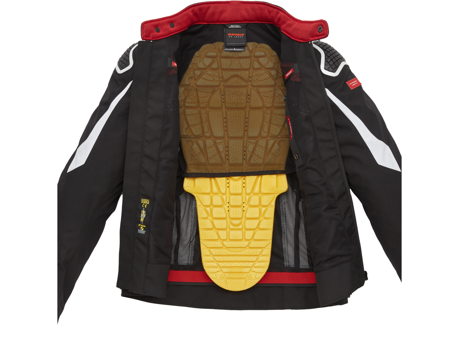 Купить Мотокуртка SPIDI SPORT WARRIOR TEX Black/White - цена 30290 ₽ в ...